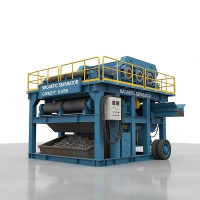 China Mining Magnetic Retrieval Machine Capacity 5-10T H Magnetic Separator Designed for Mining Industry and Material Recovery for sale