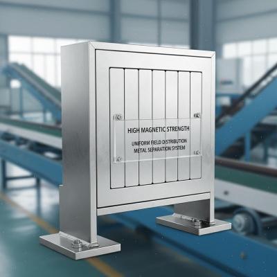 China High Magnetic Strength Plate Magnetic Separator with Uniform Magnetic Field Distribution Ensuring Metal Separation in Industrial for sale