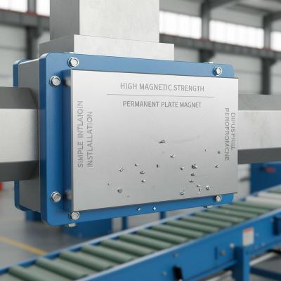 China High Magnetic Strength Permanent Plate Magnet Machine Providing Simple Installation and Magnetic Performance for Industrial for sale