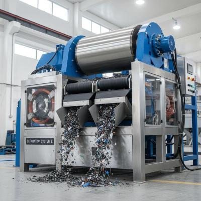 China Separation Of Ferrous Metals From Non metallic Materials Electromagnetic Separator With Automatic Working And Insulation Method E For Sorting for sale
