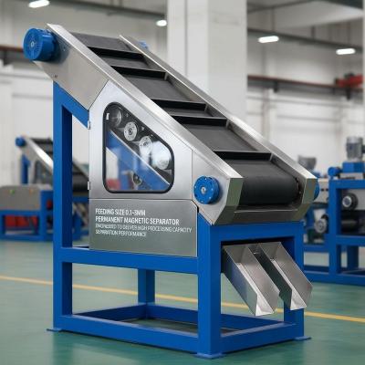 China Feeding Size 0.1-3mm Permanent Magnetic Separator Engineered to Deliver High Processing Capacity Separation Performance for sale