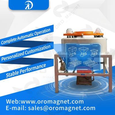 China Background Magnetic Intensity 10000 to 15000 Gauss Magnetic Particle Extractor Ideal for Mining Applications and Industrial for sale
