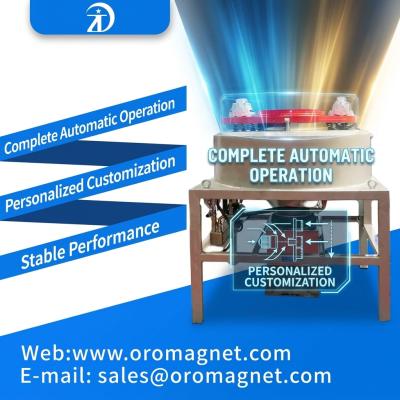 China 50 60Hz Magnetic Separator Machine Featuring Copper Coil Material and Capacity 5 10T H Built for Magnetic Material Separation for sale