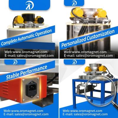 China 50 60Hz Magnetic Separator Machine Incorporating Feeding Size 20 325 Mesh Ideal for Ceramic Industry Material Separation for sale