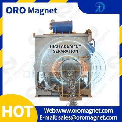 China Uniform Magnetic Field Distribution High Gradient Magnetic Separator Featuring Simple Installation and High Magnetic Field Intensity for Separation for sale