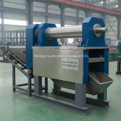 China 600-1600mm Roller Length Magnetic Separator Machine 1200mm X 800mm X 1500mm Offered by Weifang Guote Mining Equipment Co for sale