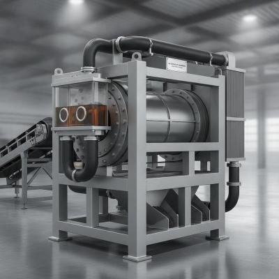 China Oil Cooling Dry Magnetic Separator Customizable Perfect for Iron Ore Beneficiation Plant Magnetic Separation Process for sale