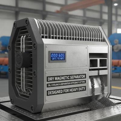 China Operatingtemperature -20°C To 60°C Dry Magnetic Separator Offering Oil Cooling and Separationefficiency Up To 99 Percent Designed for Heavy Duty for sale