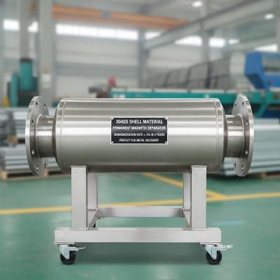 China 304SS Shell Material Permanent Magnetic Separator Ensuring Demagnetization Rate Not Exceeding 5 Percent in 3 Years Perfect for Metal Recovery for sale