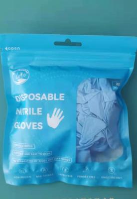 Cina Il nitrile eliminabile dei guanti del nitrile dell'esame medico ha ricoperto i guanti in vendita