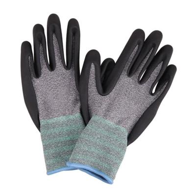 Cina Construction Safety Cotton Knitted Red Rubber Palm Latex Coated Working Hand Gloves in vendita