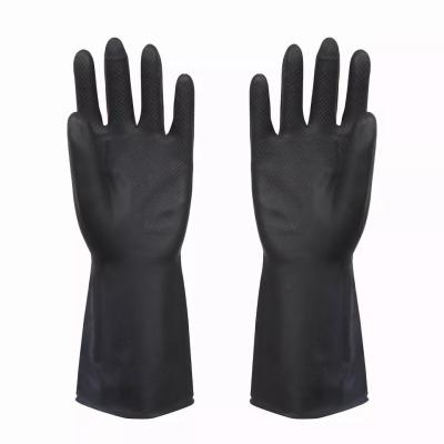 Cina Waterproof nylon black and white ash knitting polyurethane industrial safety gloves PU gloves in vendita
