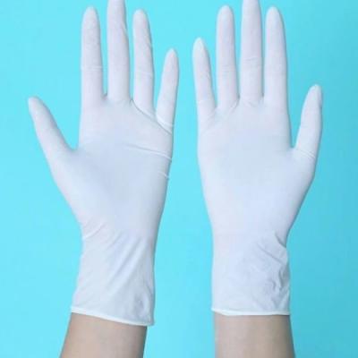 Cina Ospedale eliminabile dei guanti del nitrile dell'esame in polvere lattice blu bianco nero in vendita
