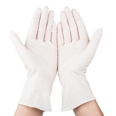 Cina Food Industry Use Disposable White Nitrile Gloves 100pcs/Box in vendita
