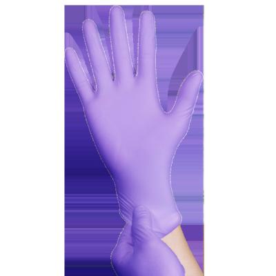 Cina Guanti medici eliminabili AQL2.5 del nitrile di larghezza di S 80mm in vendita
