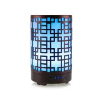 China 250ml Metal Spa Scent Diffuser , 12W RGB Color Changing Oil Diffuser for sale