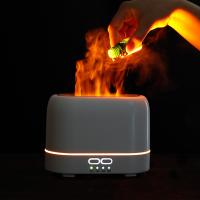 China OEM Automatically Power Off 200ml Essential Oil Diffuser With Flame Night Light for sale