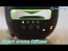 Difusor de aroma inteligente Bluetooth Audio ultrassónico di Niebla Fría 120 ml portátil