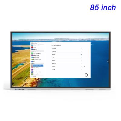 China IFPD 85 Inch Smart Board Interactive Touch Whiteboard With Stylus Pen for sale