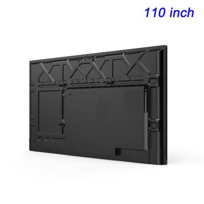 Cina 110in Smart Interactive Flat Panel 4K UHD Panel Smart Board Con Sistema Android Windows in vendita