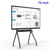 China 4K LCD Interactive Flat Panel 75 Inch electronic whiteboard classroom with smartboard for sale