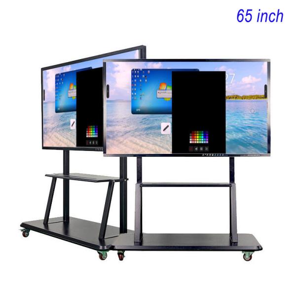 Quality 65 Inch Smart Board Smart Interactive Flat Panel UHD With Stylus for sale