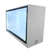 China 43 Inch Android Transparent Lcd Screen Interactive Advertising Translucent LCD Box for sale