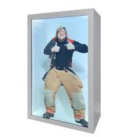 China 43 inch UHD Interactive Translucent LCD Display Android & WiFi Transparent LCD Box for sale
