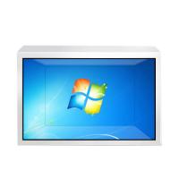 China 65-inch Transparent LCD Showcase Cabinet With High-resolution Media And Touch Interaction. for sale