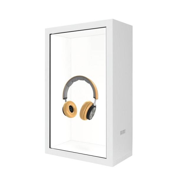 Quality Whit 4K Transparent LCD Showcase For Product Display And Interactive Branding for sale