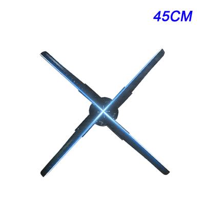 China Dustproof 45cm Smart 3D Hologram Fan Wireless For Airports And Hotels for sale