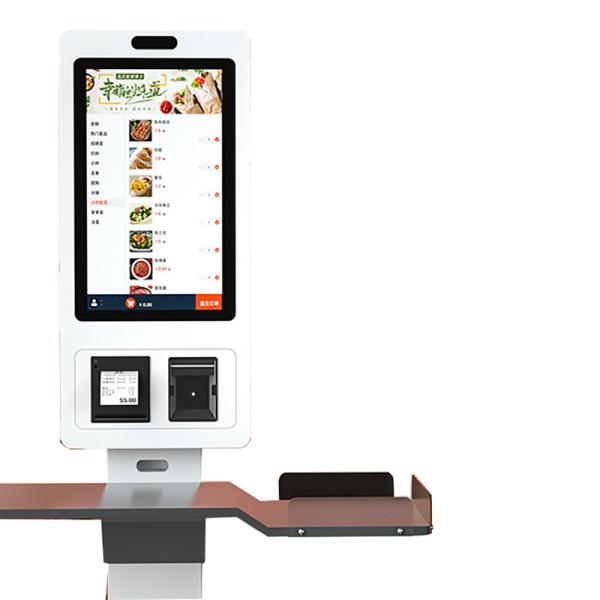 Quality Compact Self-Ordering Kiosk with Integrated Thermal Label Printing for sale
