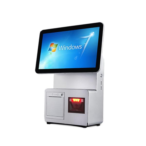 Quality Compact Self-Ordering Kiosk with Integrated Thermal Label Printing for sale