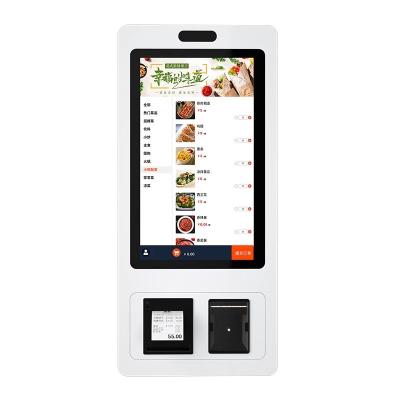 China Compact Self-Ordering Kiosk with Integrated Thermal Label Printing for sale