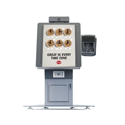 China Outdoor Self Ordering Kiosk Sunlight Readable Self Service Ordering Machine for sale