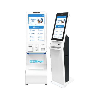 China Touchscreen Self Ordering Kiosk Dual Side Display Restaurant Ordering Kiosk for sale
