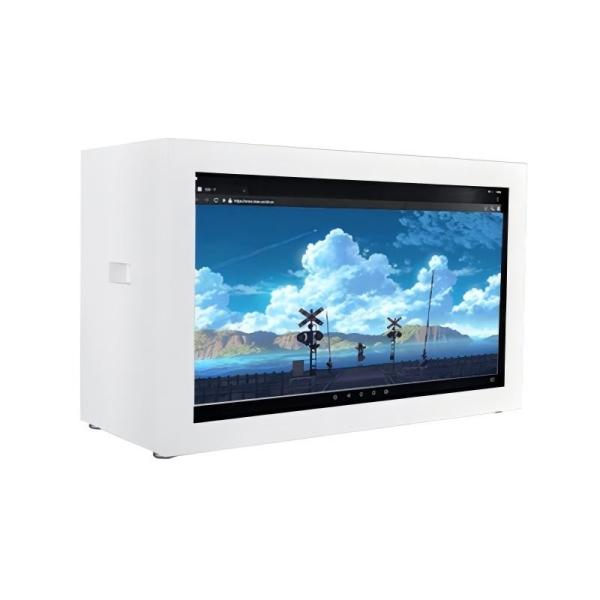 Quality 4K Ultra HD Resolution 55-inch Transparent LCD Display Cabinet for Touch for sale