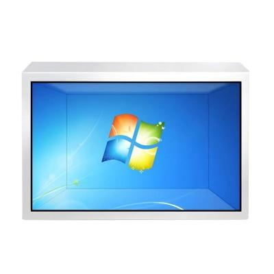 China 4K Ultra HD Resolución 55 pulgadas Transparente LCD Display Cabinet para la experiencia interactiva táctil en venta