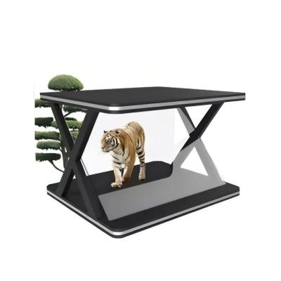 China Exhibition Hall Holographic Display Cabinet 270-Degree Transparent Design Android Operating System for sale