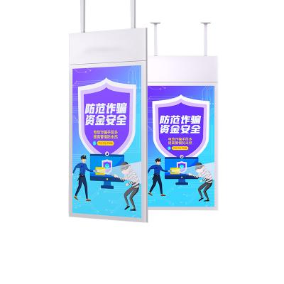 Cina Macchina pubblicitaria a bordo ultra-sottile HD da appendere da 32/43/49/55/65 pollici, schermo digitale per menu per negozi di tè al latte in vendita