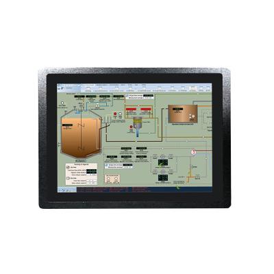 China 13.3 inch OEM TFT Front-mount capacitive industrial all-in-one computer screen IP65 Open Frame Embedded Touchscreen Monitor Panel Pc for sale