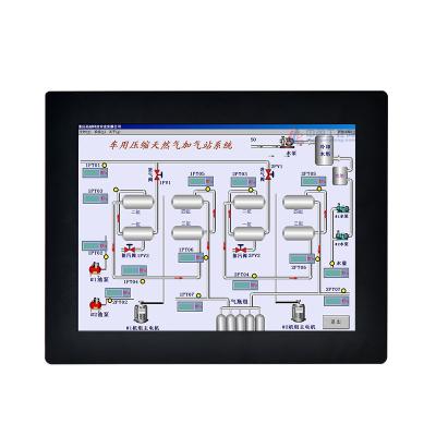 China Rear-mount Touch All-in-one Panels 21.5  Inch Full Hd Monitor Industrial Wall Mounted or Embedded Lcd Monitor with Capacitive Resistive Touch for sale