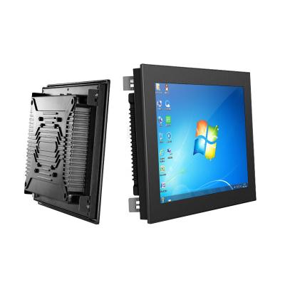 China Intel J64 24 Inch Capacitive Embedded mini industrial PCs Waterproof All in One Computer Fanless Panel Pc for sale
