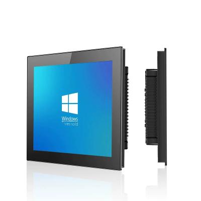 China Intel J64 24 Inch Capacitive Embedded mini industrial PCs Waterproof All in One Computer Fanless Panel Pc for sale