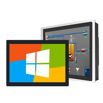 China Embedded Linux IP65 Waterproof 27 Inch I3 I5 I7 Rs232 Fanless All in One Smart Factory Capacitive Touch Panel PCs for sale