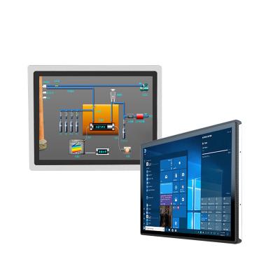 China Embedded Linux IP65 Waterproof 27 Inch I3 I5 I7 Rs232 Fanless All in One Smart Factory Capacitive Touch Panel PCs for sale