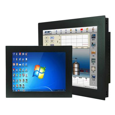 China 15 inch LCD PCAP Capacitive Monitor wall-mounted industrial touchscreens HD Touch Panel Mount Monitor for sale