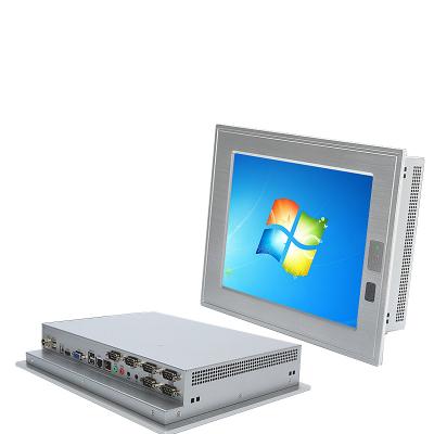 China Custom IP65 IP67 1000 Nits Embedded Pc Win 10 All in One Fanless Embedded Touchscreen Touch Panel Industrial Panel Pc for sale