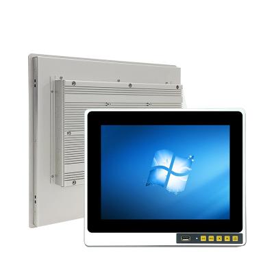 China On Sale 15 Inch Rear-mount Industrial Control Computer I5 7300U LCD Touch Screen Monitor 8G 128G Wall Panel Mount PC Embedded Industrial Panel PC for sale