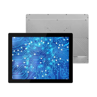 China 15.6 Inch Narrow Bezel External Embedded Industrial Grade Touch Panel Monitor With VGA HDMI DVI USB for Touch for sale